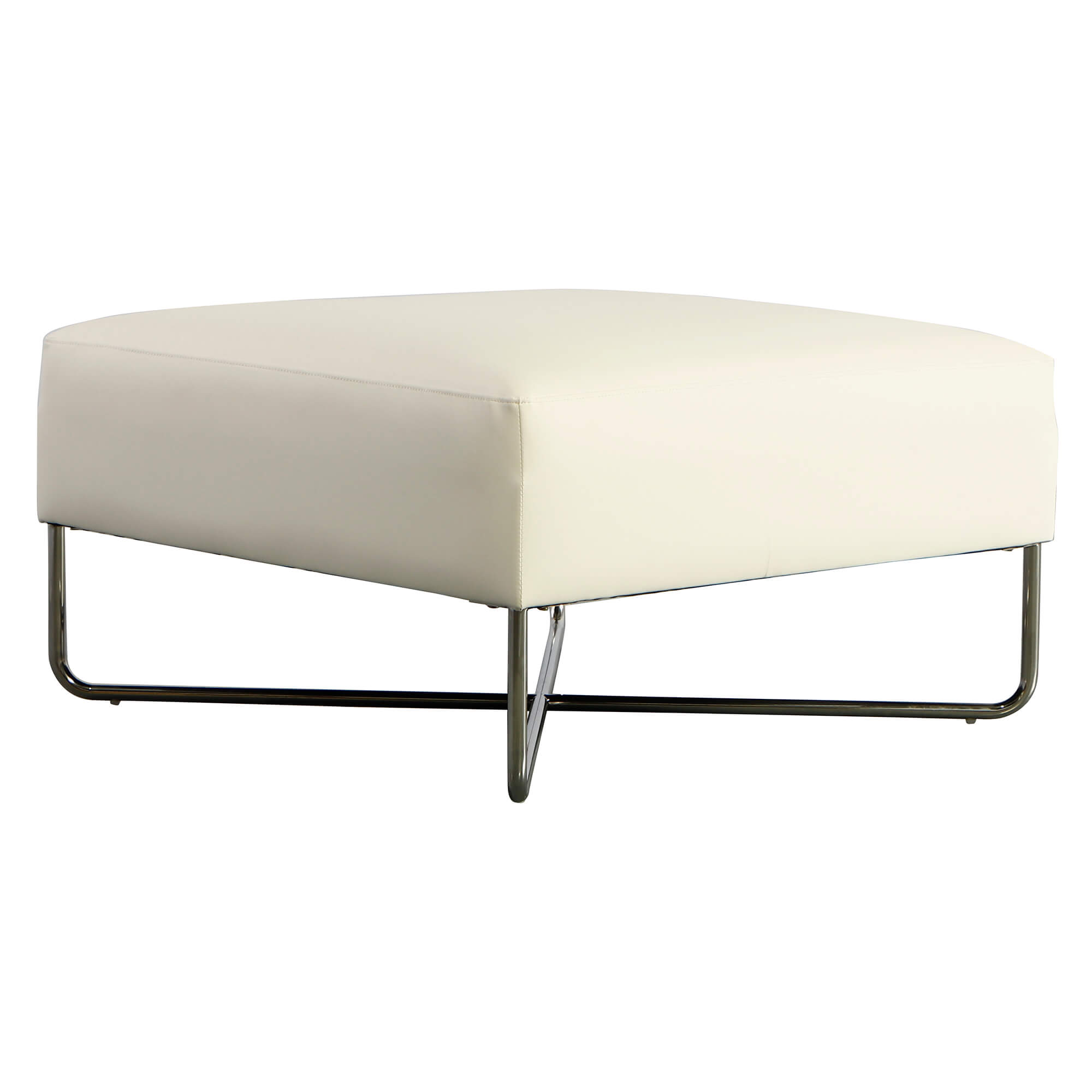 Lucca Ottoman, White | Signature Party